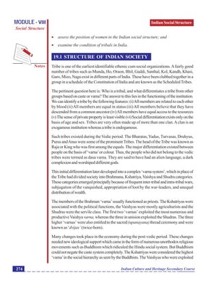 Indian social structure | PDF