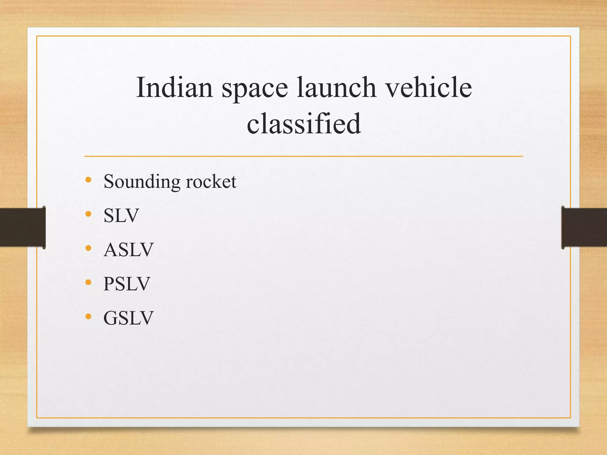 Indian space launch vehicle | PDF