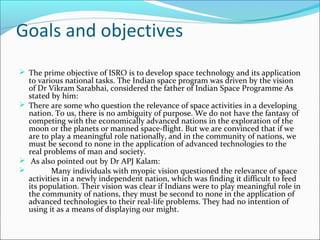 Indian space research organisation | PPT
