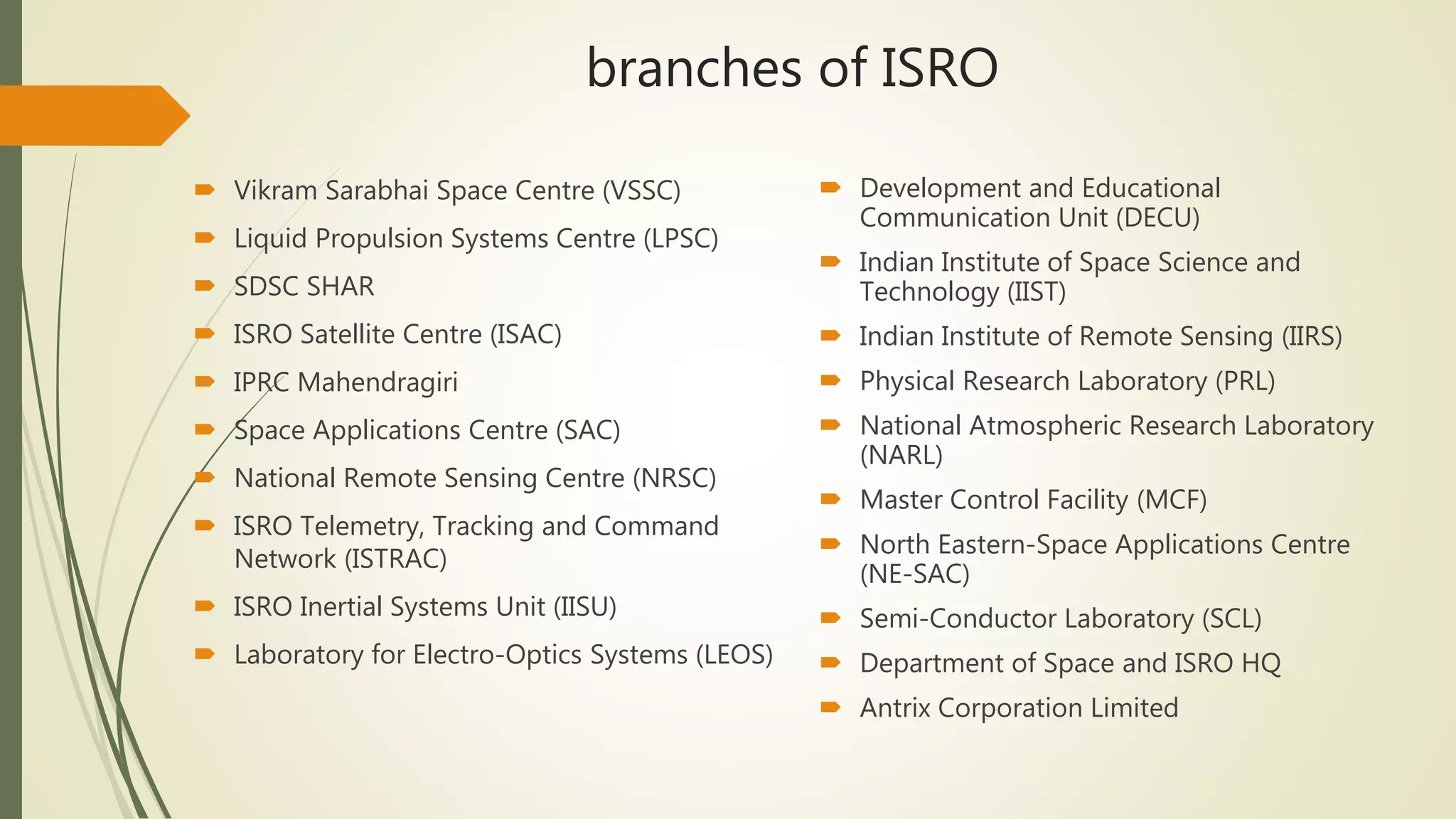 Indian space research organisation (ISRO) | PPTX