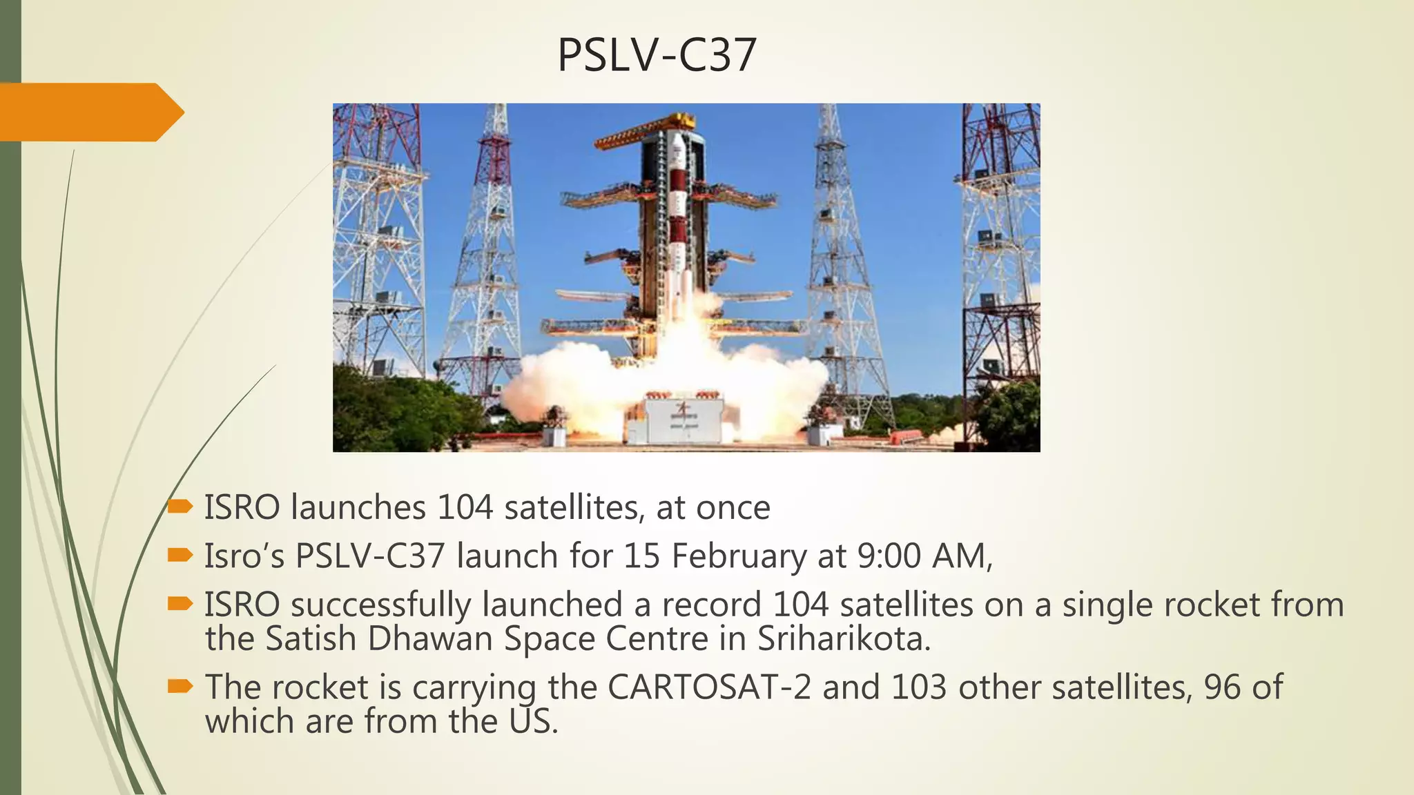 Indian space research organisation (ISRO) | PPTX