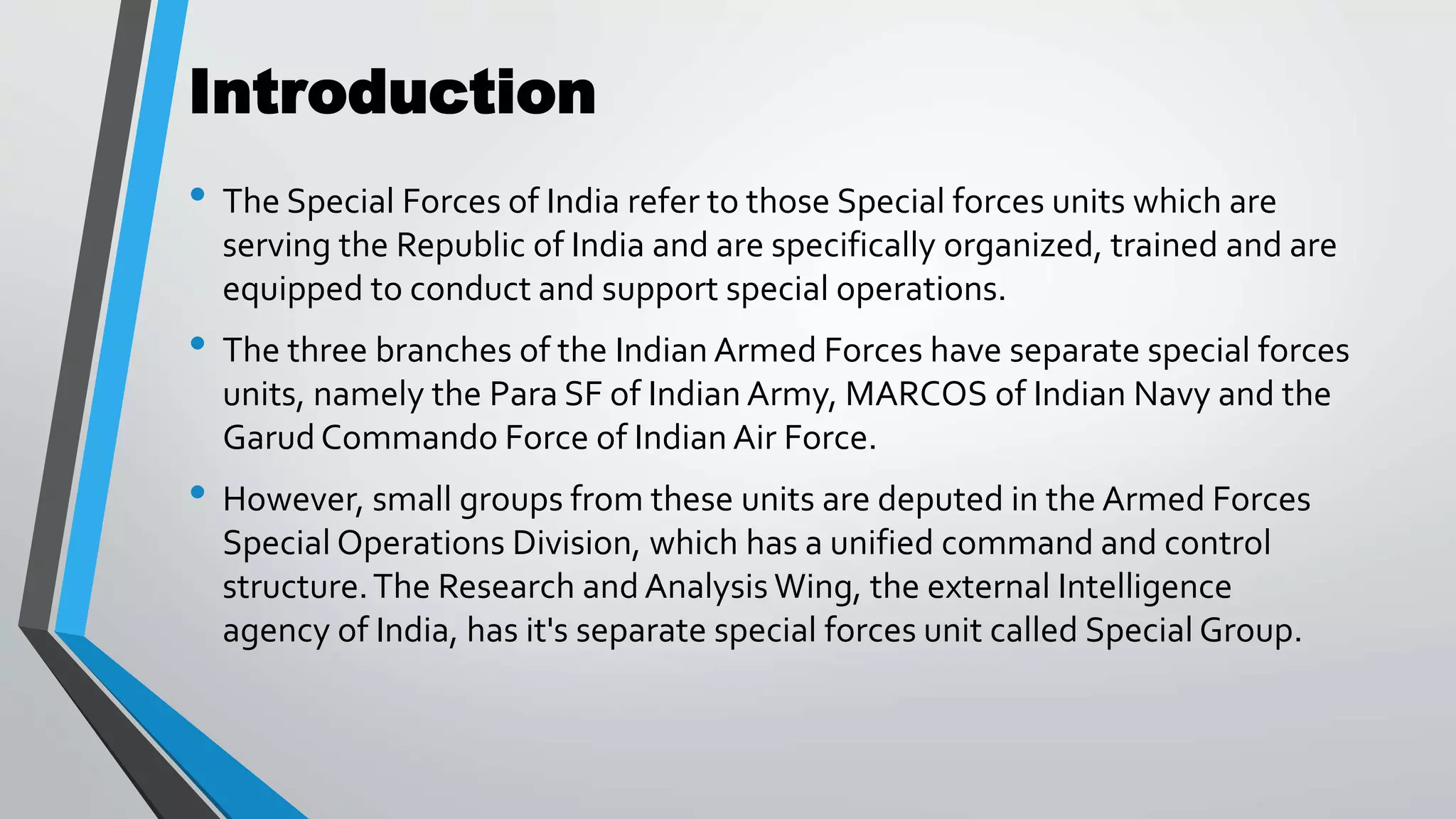 Indian Special Forces | PPTX
