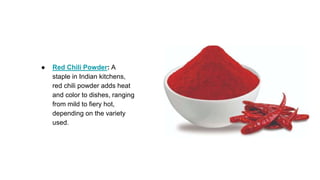 Indian Spice List and Spice Manufactures .pptx