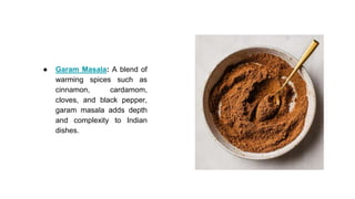 Indian Spice List and Spice Manufactures .pptx