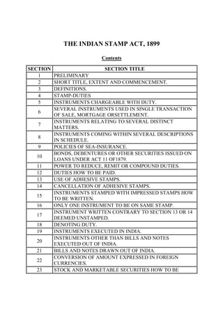 Indian stamp act 1899.bose