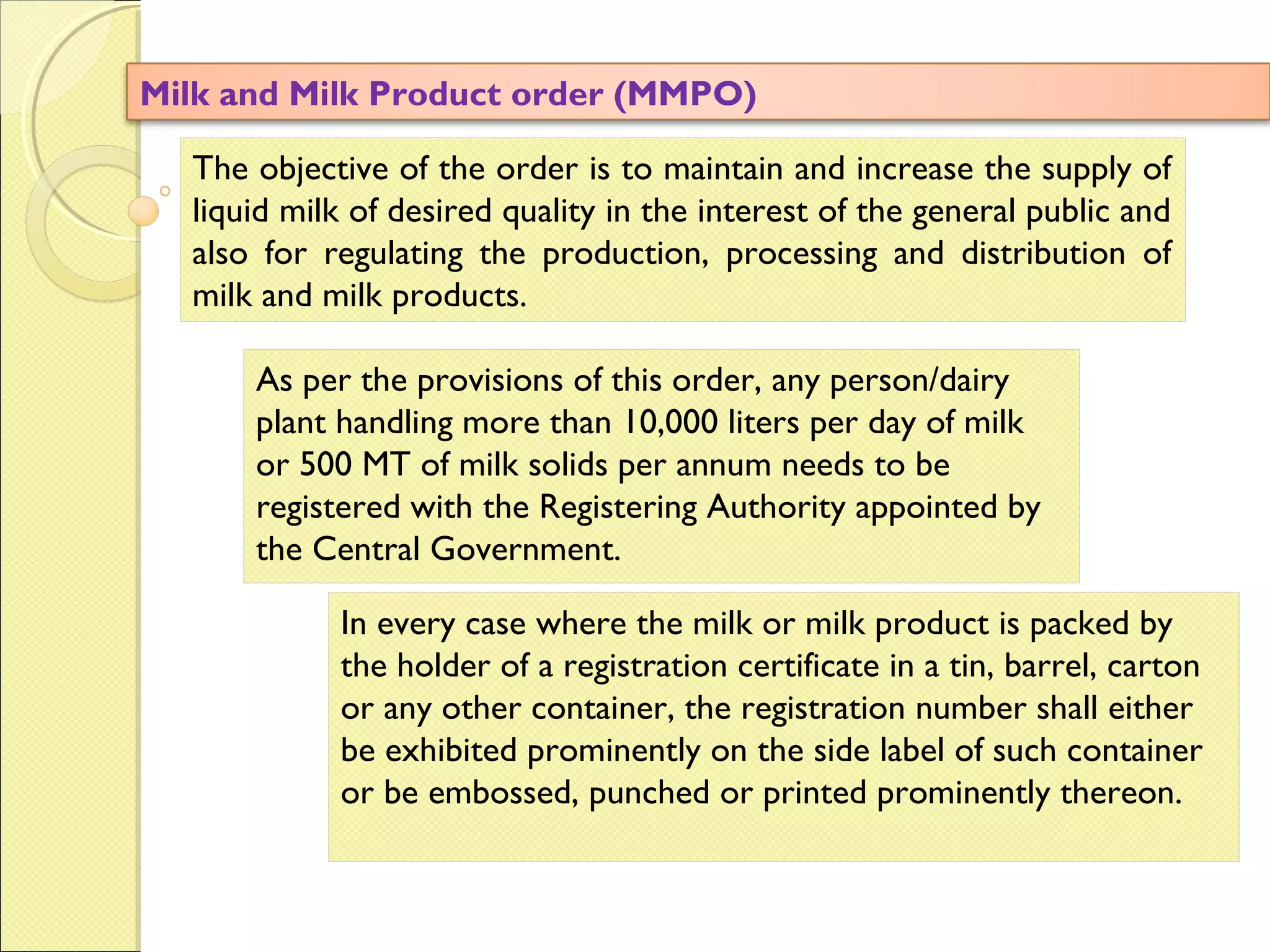 Indian standards regulations of food safety | PPT