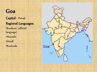 Indian states and union territories | PPTX
