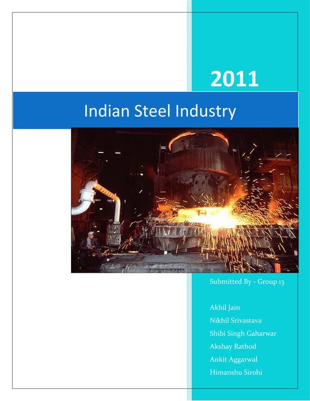 Indian Steel Industry | PDF | Commodities | Economy