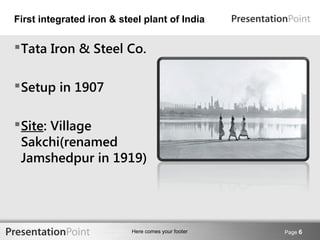 Indian steel industry | PPT