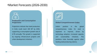 Indian Steel Industry Outlook 2026-2030_ Strategic Growth, Challenges ...