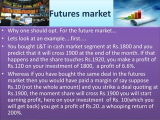 Indian stock market | PPTX