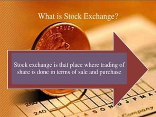Indian stock markets | PPTX