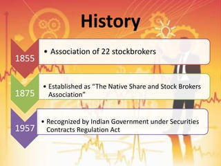 Indian stock markets | PPTX