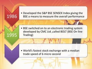 Indian stock markets | PPTX