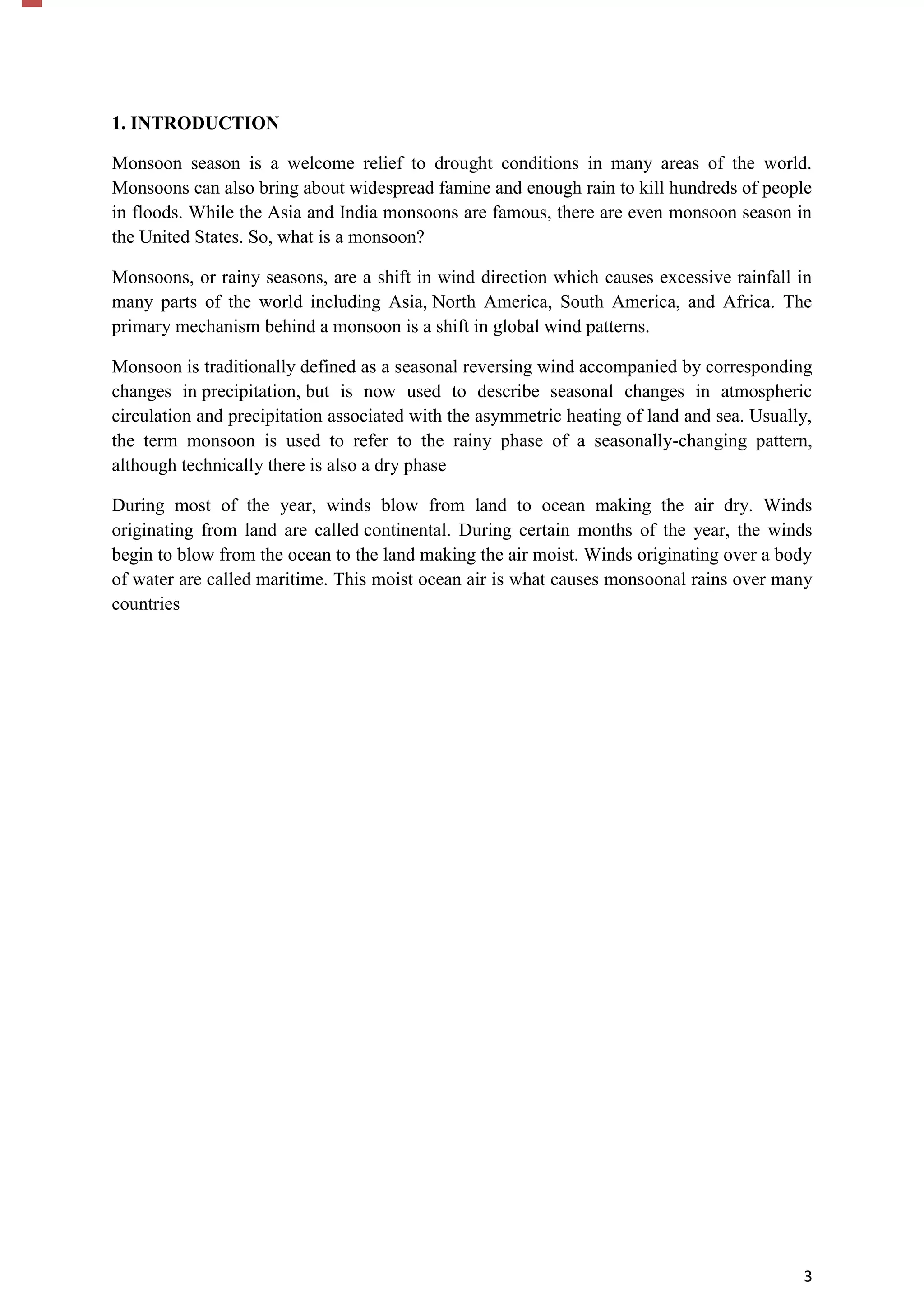 Indian summer monsoon | DOCX