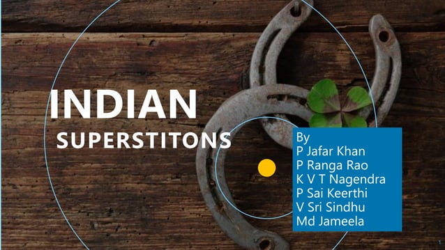 Indian Superstitions | PPTX | Hinduism | Religion & Spirituality