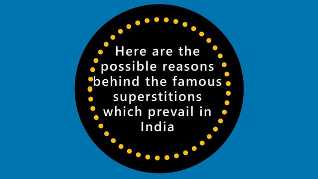 Indian Superstitions | PPTX | Hinduism | Religion & Spirituality
