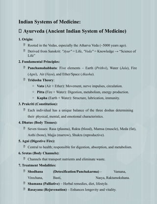 Indian System of Medicine, Ayurveda, Siddha, Unani and Homeopathy ...