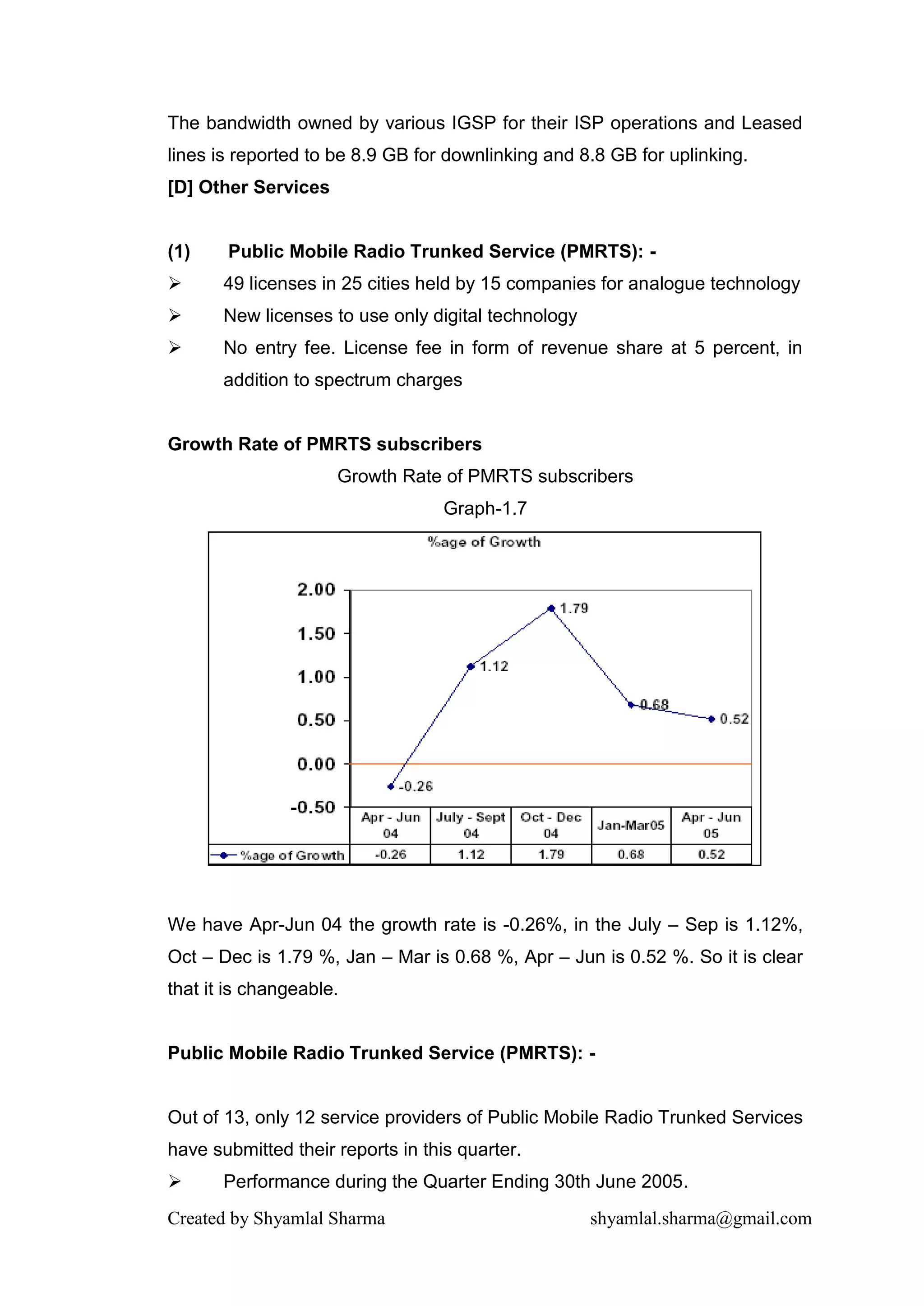Indian telecom industry from 1991 2005 | PDF