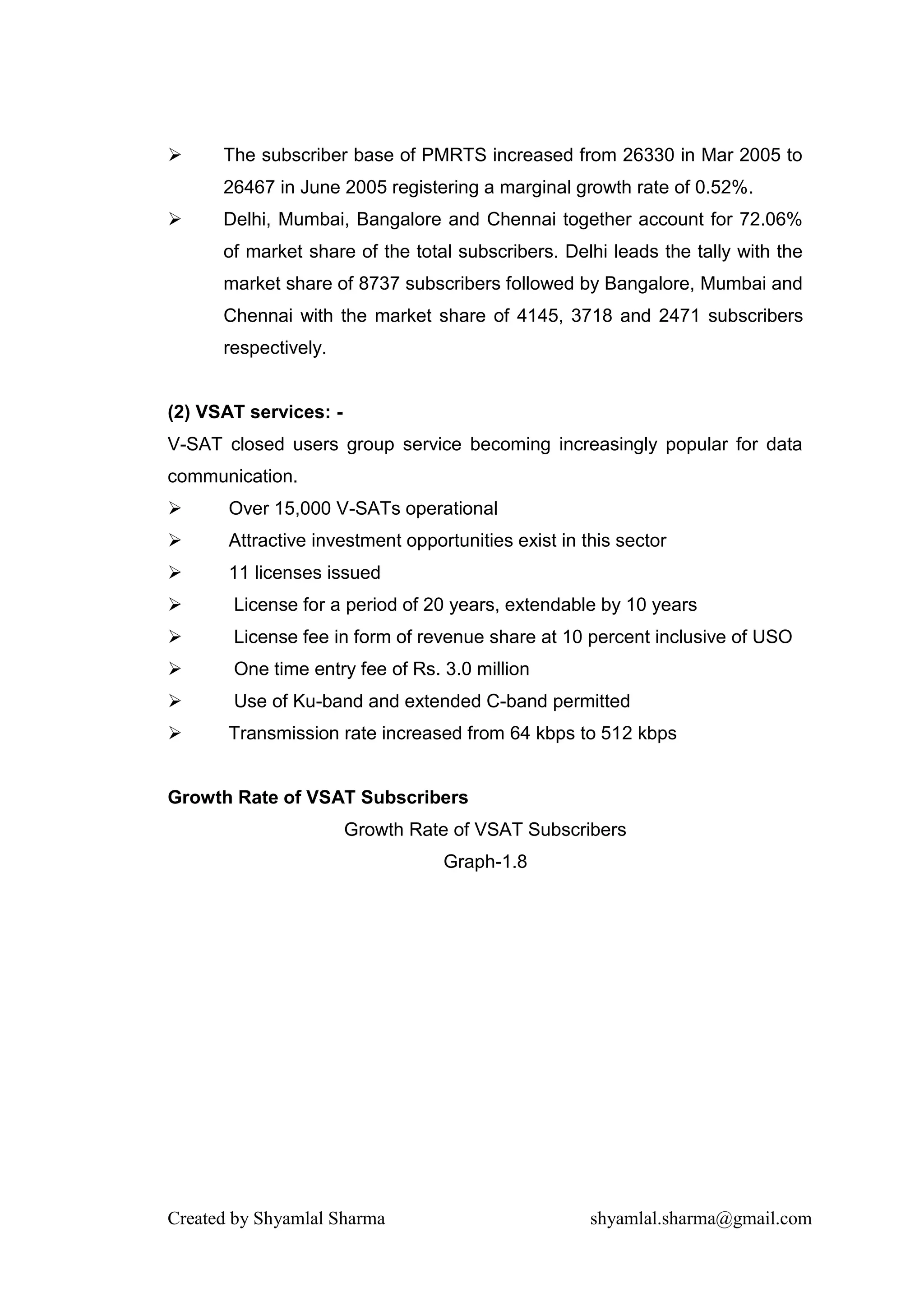 Indian telecom industry from 1991 2005 | PDF