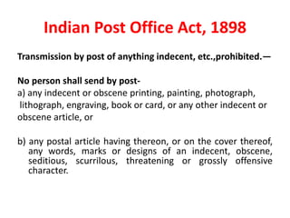 Indian telegraph act | PPTX