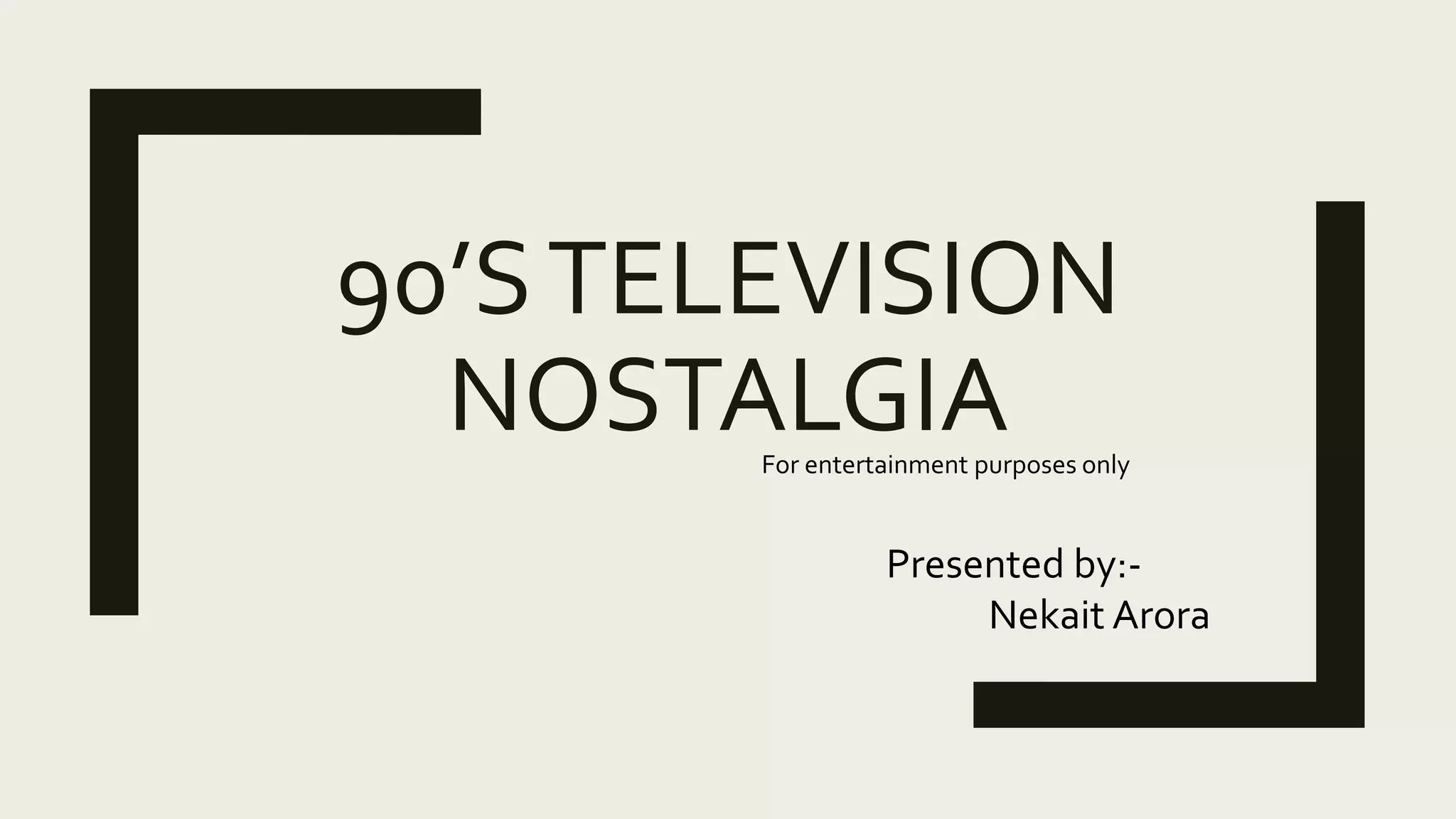 Indian television nostalgia for 90s kids | PPT