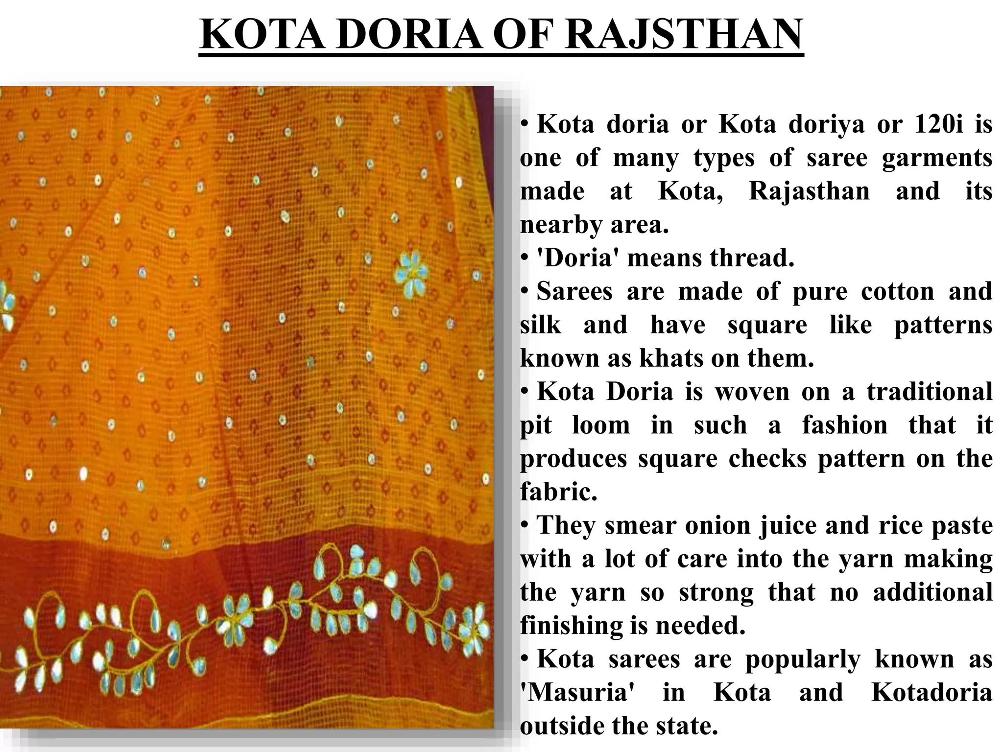 Indian textiles ppt | PPTX