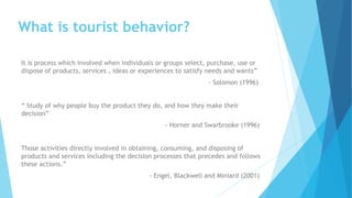 Indian tourist behavior | PPTX