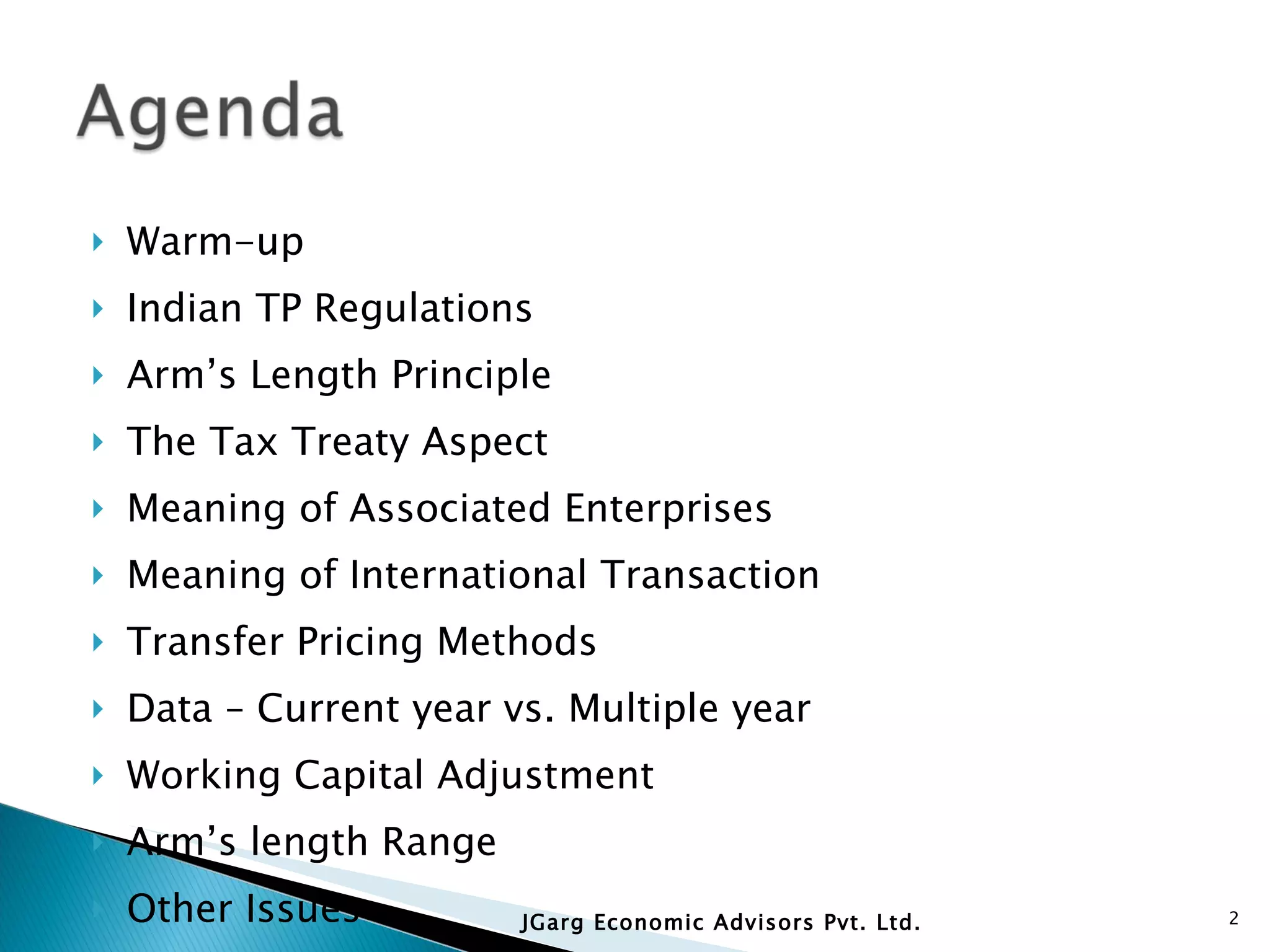 Indian TP Regulations Part I | PPT