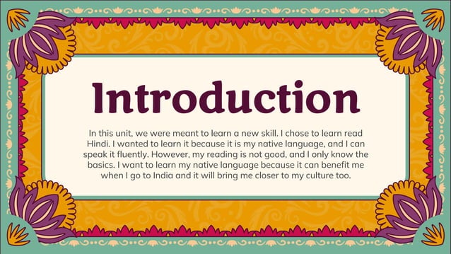 Learning to read hindi | PPTX