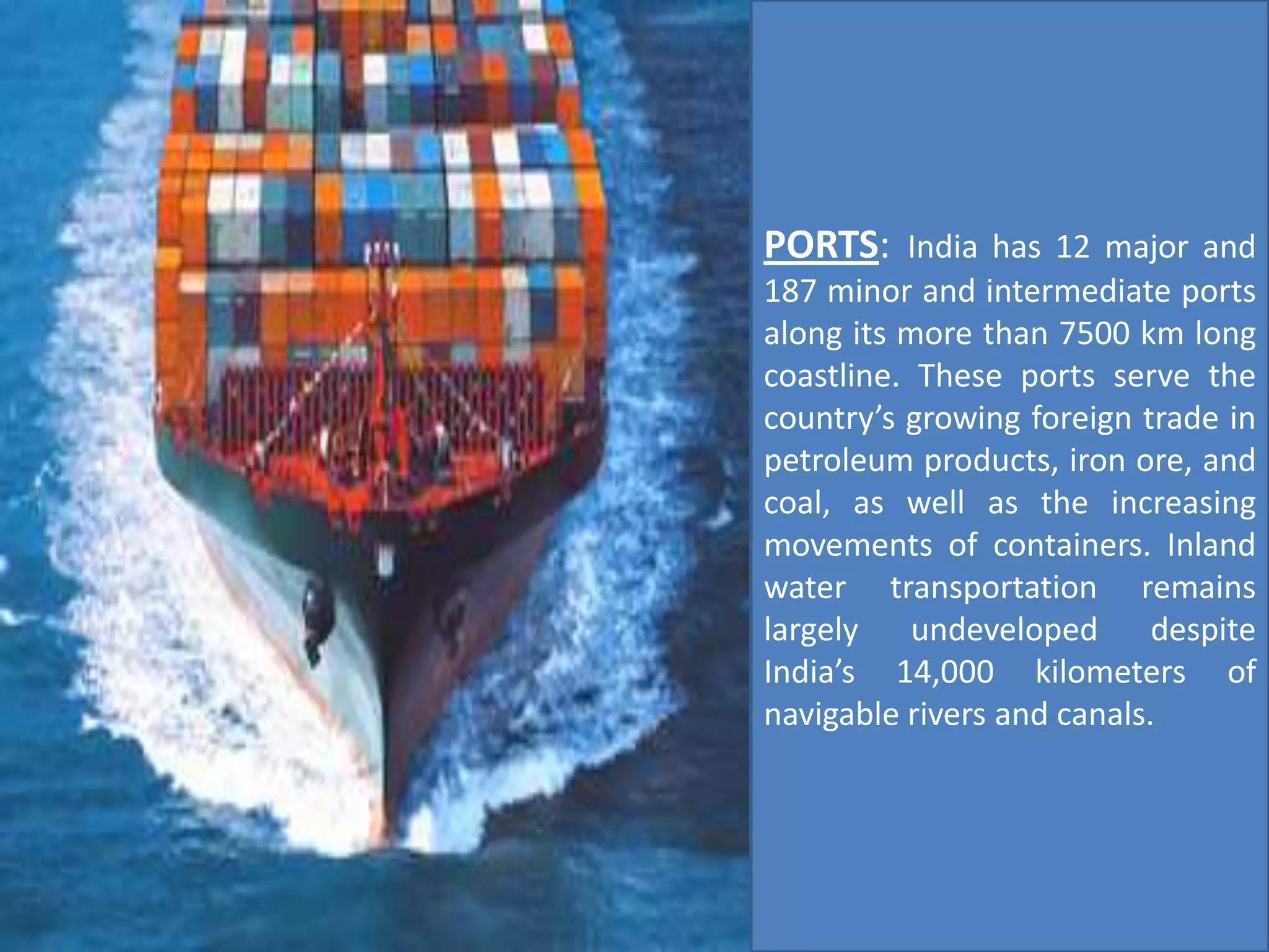 Indian tranport sector 1 | PPT