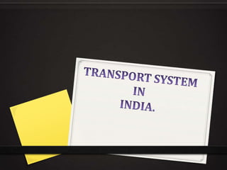 Indian transportation system | PPTX