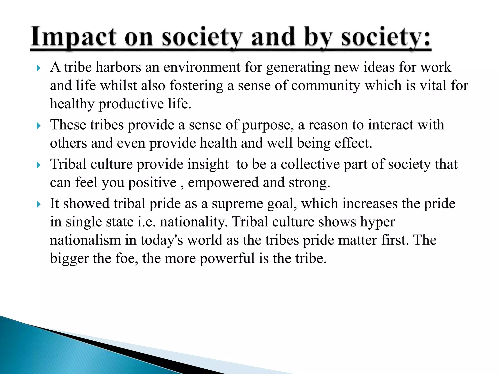 Indian Tribal culture | PPTX