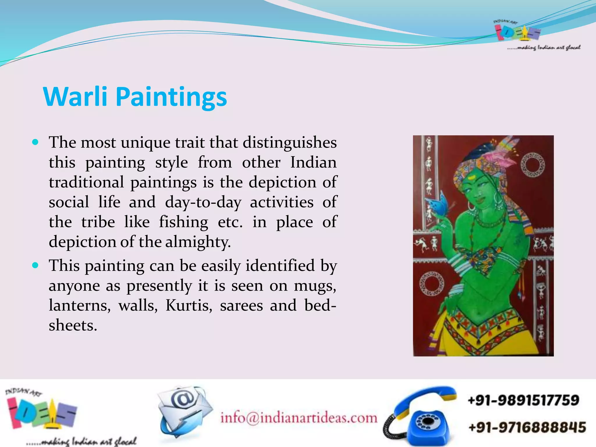 Indian Tribal & Folk Art Forms that Every Art Lover Should Own | PPTX