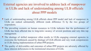 EXTERNAL AGENCIES FOR SUPPLEMENTING COMPETENCIES IN INDIAN URBAN PPP ...