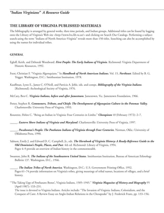 Indian virginians | PDF