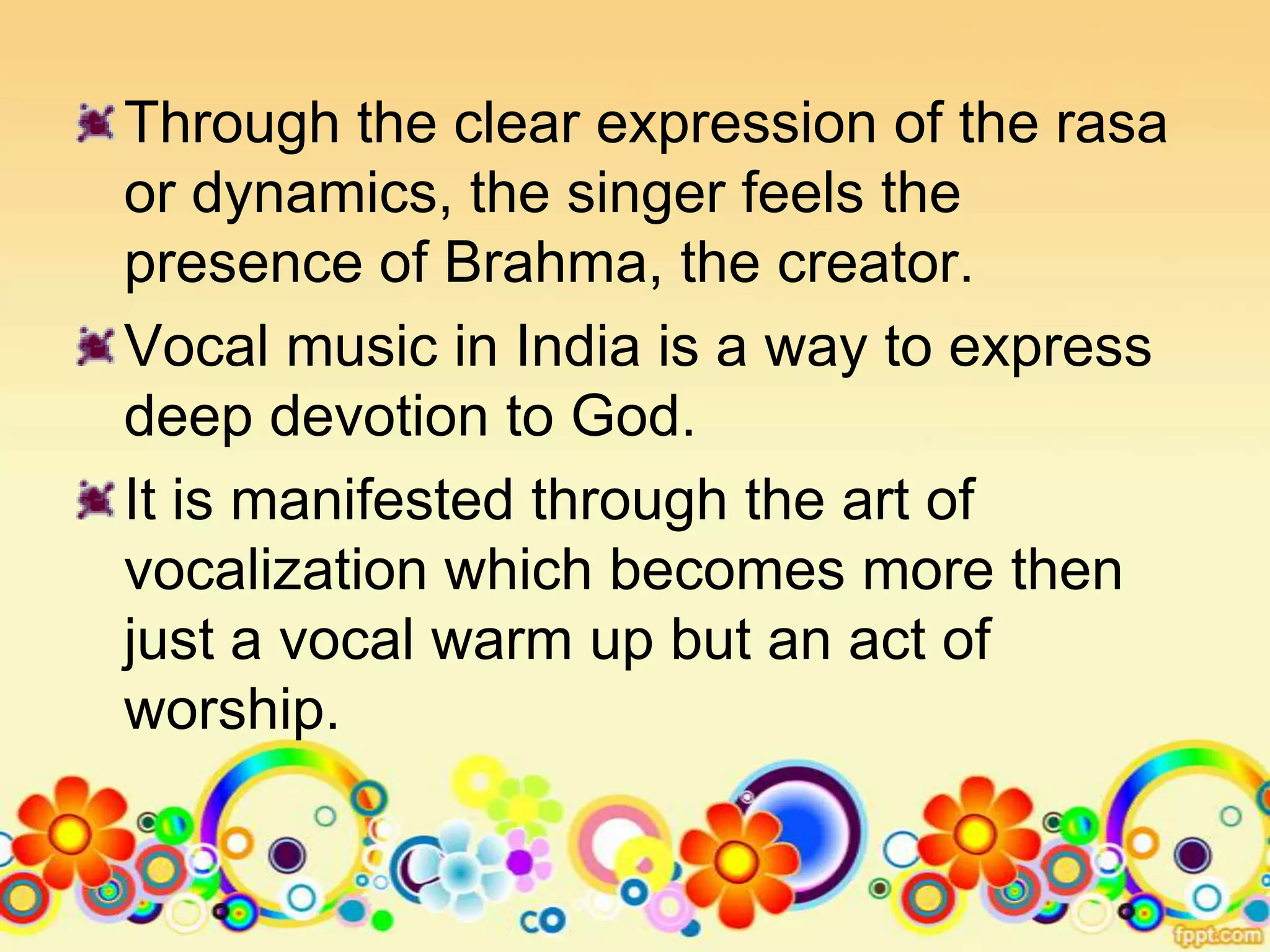Indian vocal music | PPTX