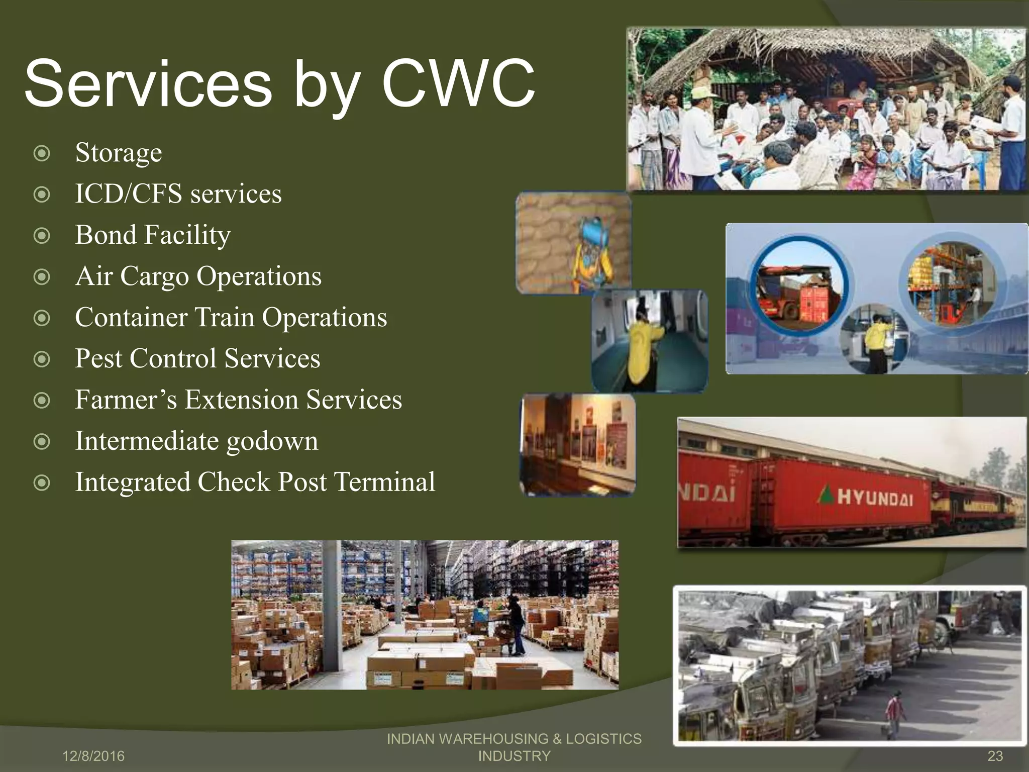 Indian warehousing and logistics industry | PPTX