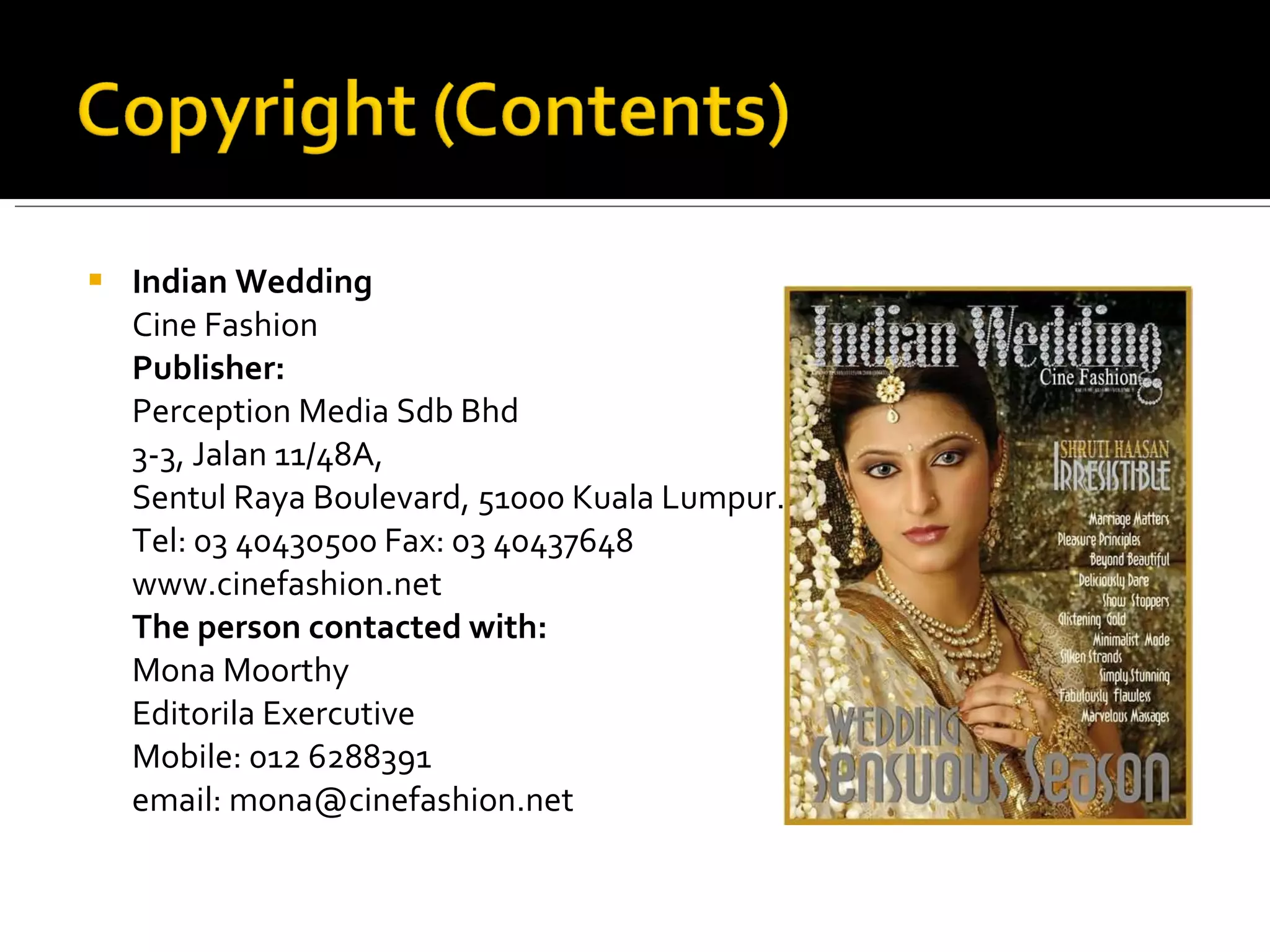 Indian wedding presentation slides | PPT
