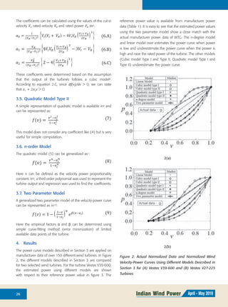 normalized parametric model for wind turbine power curve | PDF