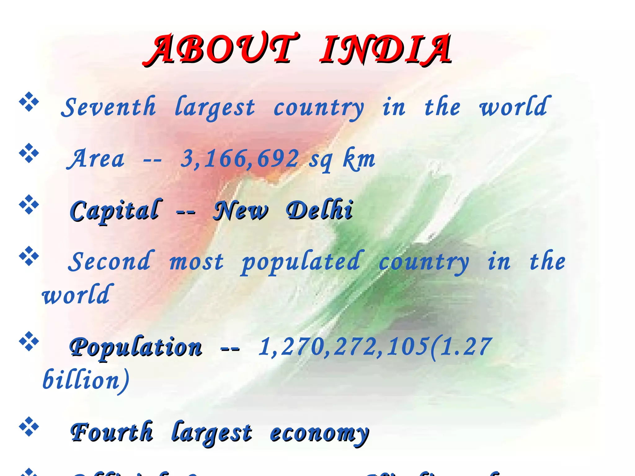 India our country | PPT