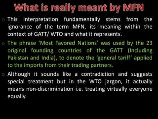 India pakistan mfn status | PPT