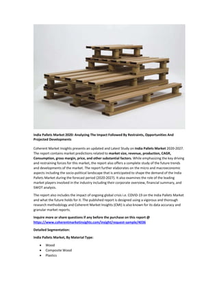India pallets market | PDF