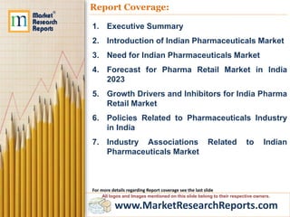 India Pharma Retail Industry Analysis and Trends 2023 | PPT