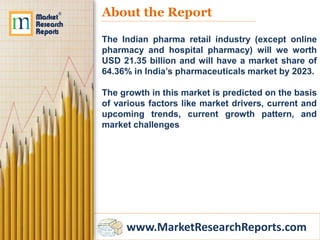 India Pharma Retail Industry Analysis and Trends 2023 | PPT