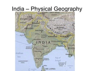 Physical Map Of Ancient India