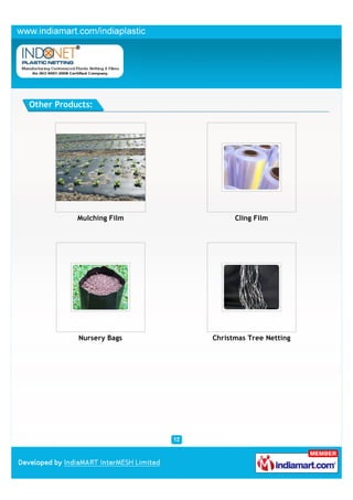 India Plastic Associates, Vadodara, Tubular Packaging Nets | PDF ...