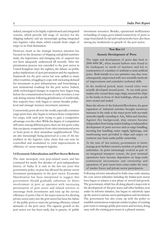 India Port Report | PDF