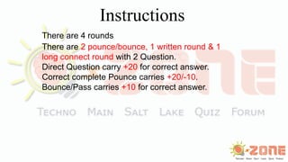 INDIA QUIZ: FINALS - QUIZCON 23 | PPT