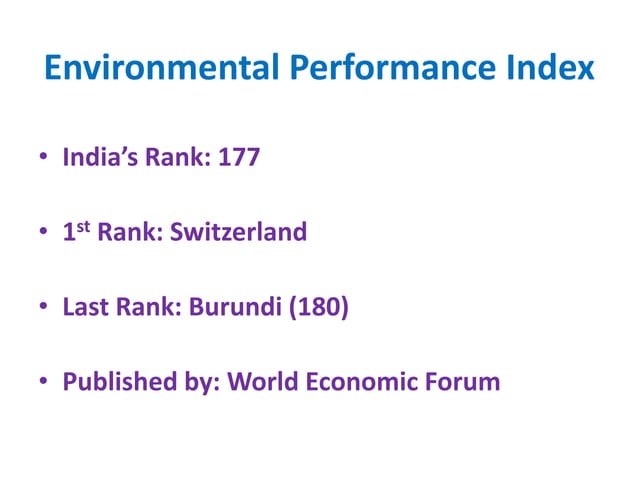 India rank in global indices | PPTX | Financial Industry | Industries